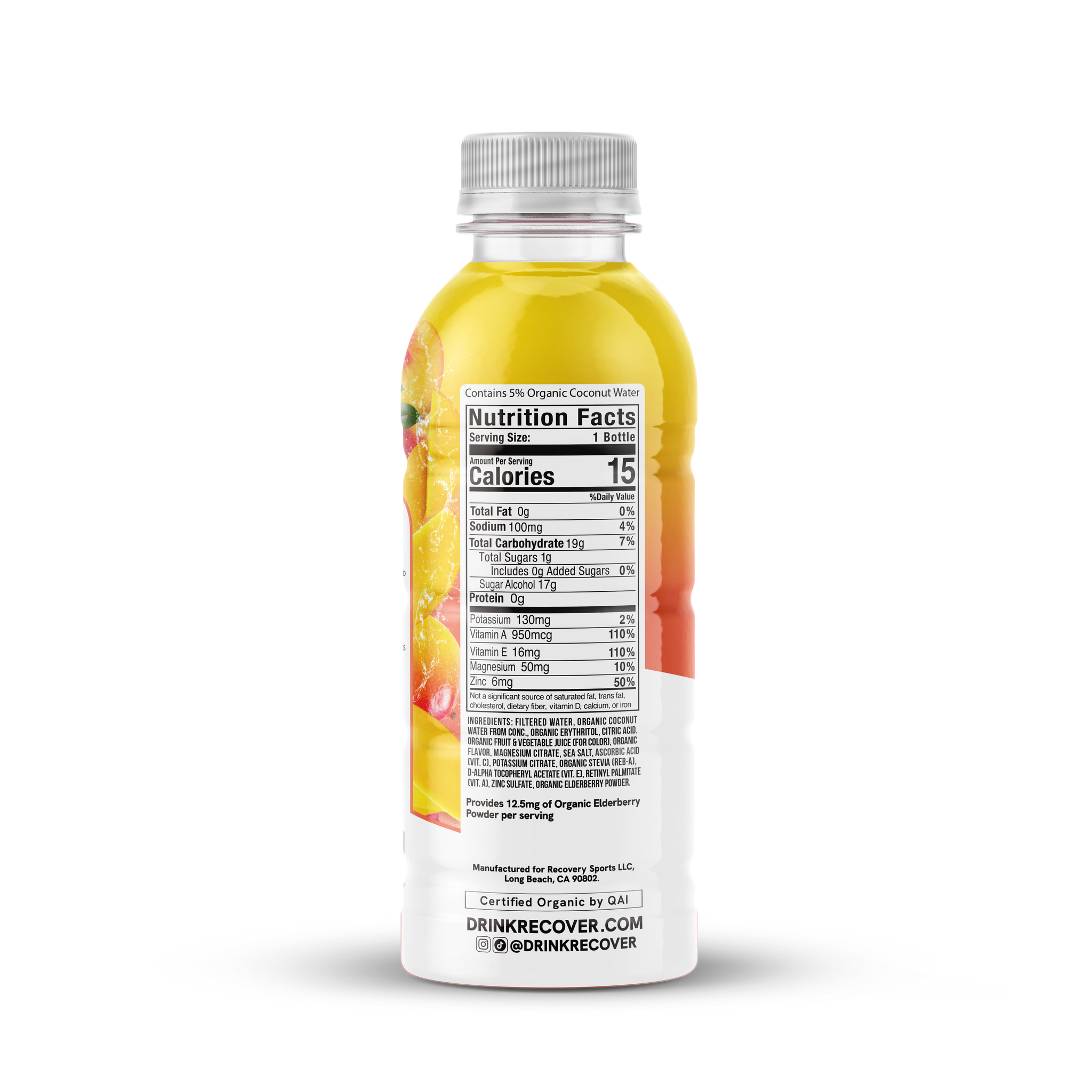 Peach Mango (16.9 oz - Pack of 12) – RECOVER 180