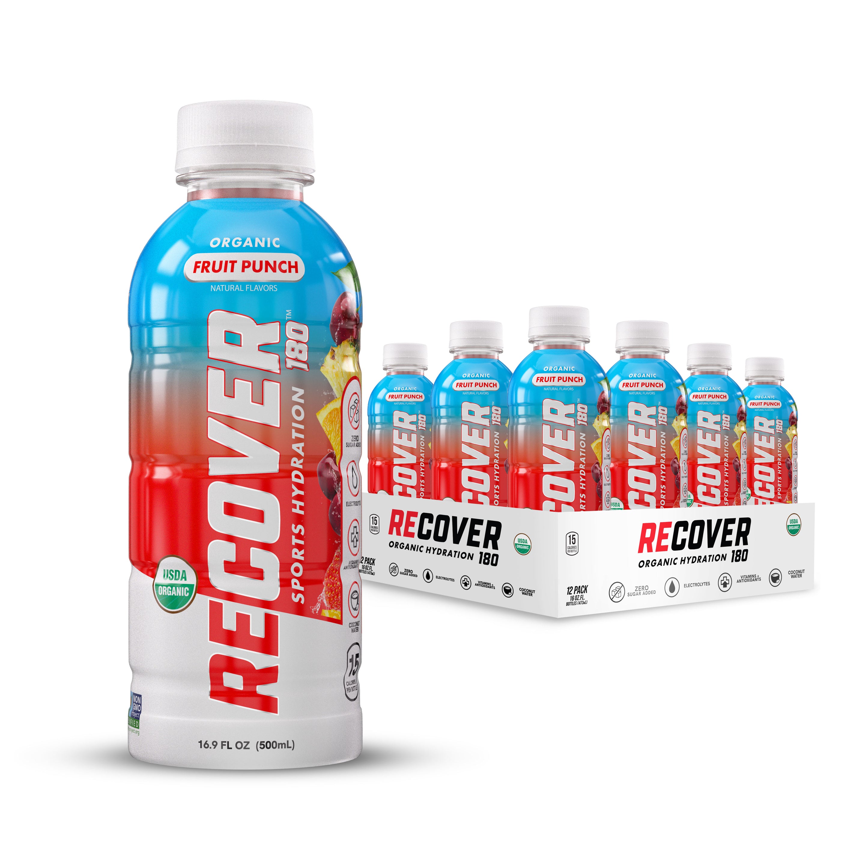 Fruit Punch (16.9 oz - Pack of 12) – RECOVER 180