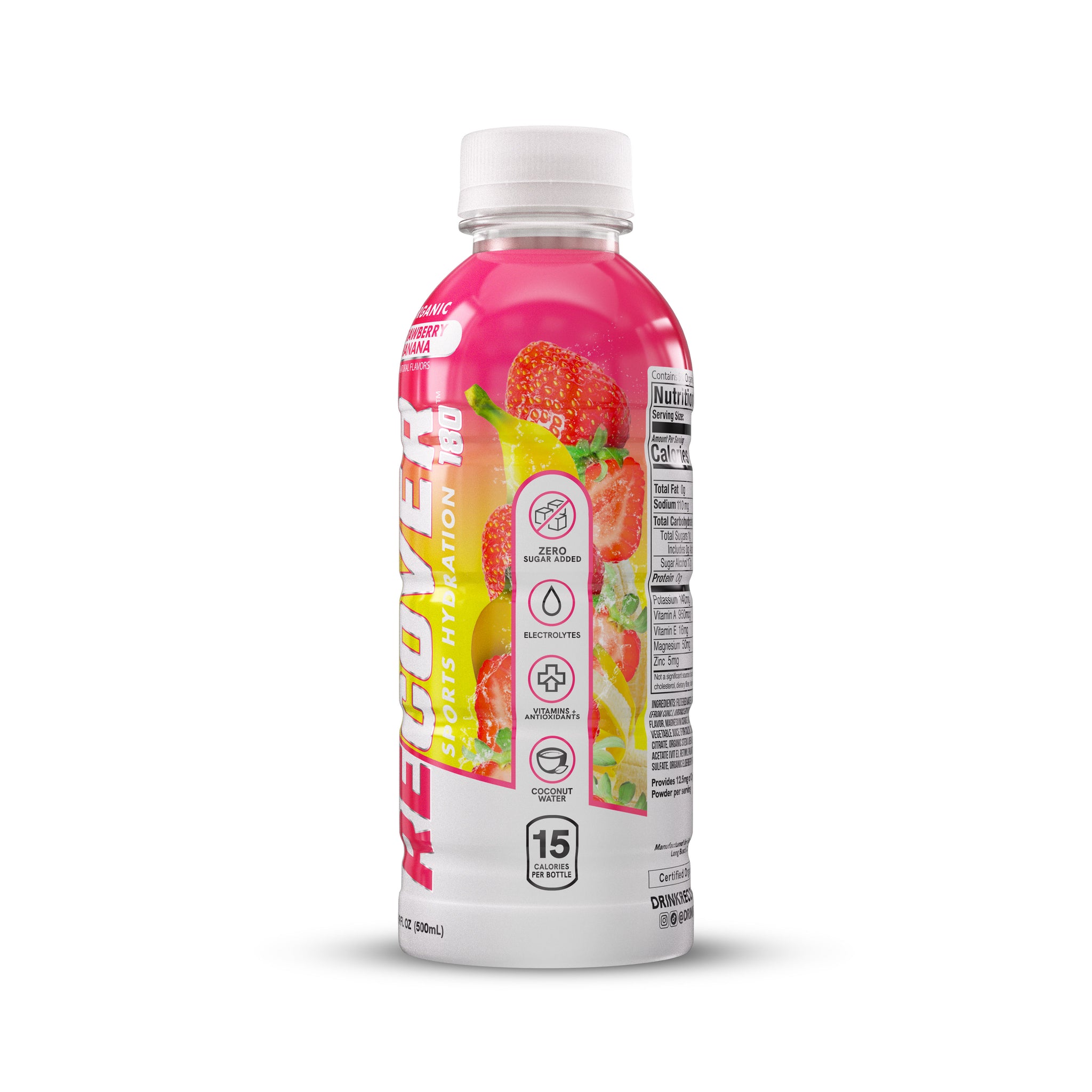 Strawberry Banana (16.9 oz - Pack of 12) – RECOVER 180