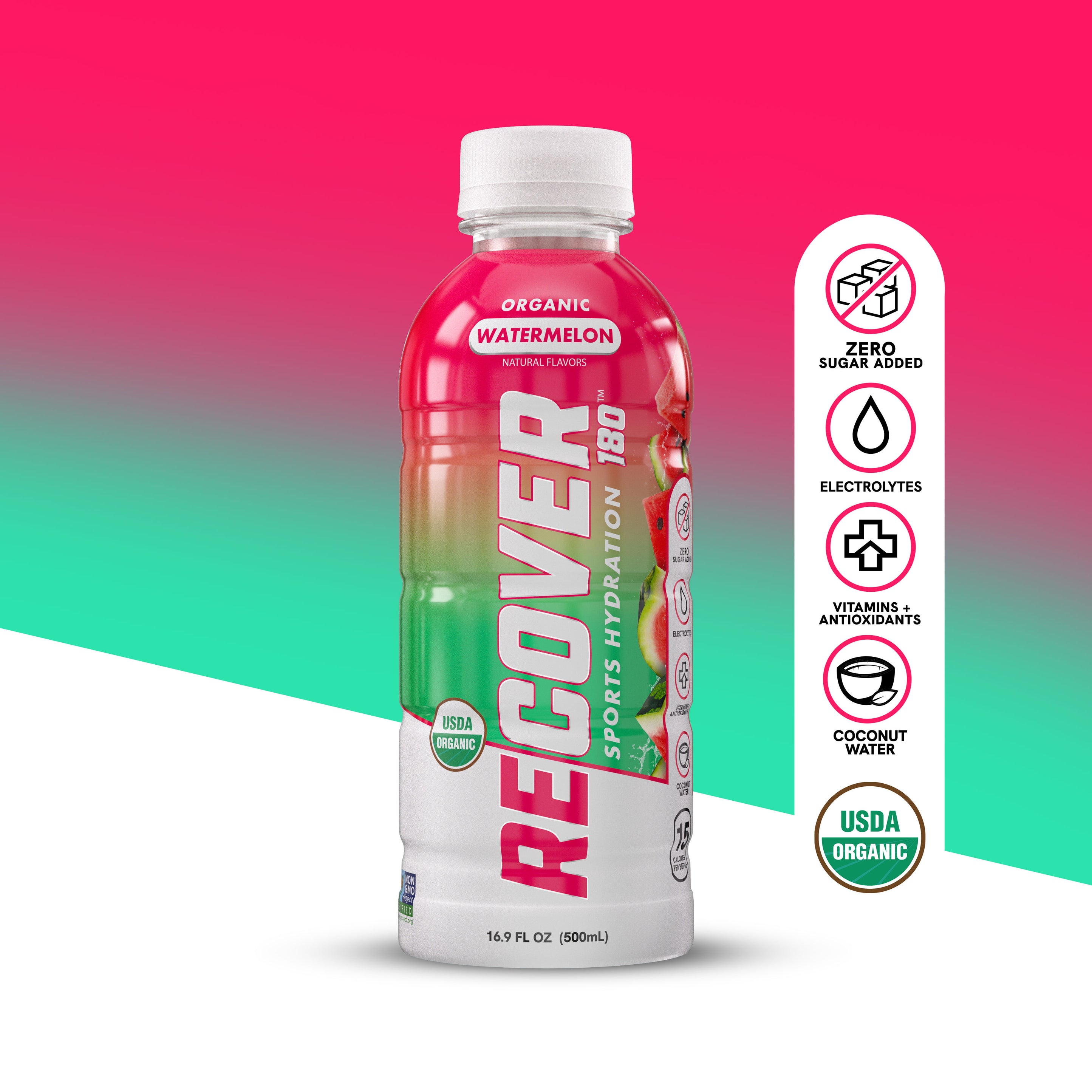 Watermelon (16.9 oz - Pack of 12) – RECOVER 180